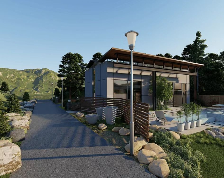 Stepped Light Pole - LANDMARK